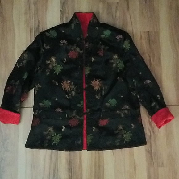 Vintage | Jackets & Coats | Vintage Reversible Asian Jacket 36 Bust ...
